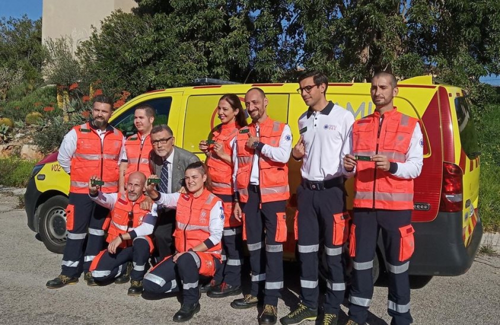 El SAMU 061 de las Islas Baleares recauda fondos para la lucha contra ...